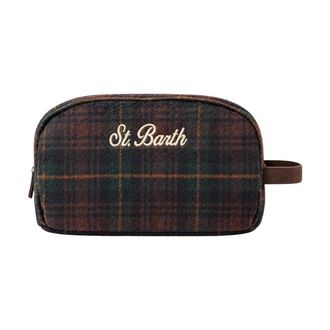 MC2 Saint Barth Westwood Wool Kulturbeutel - - Bags - unisex - Braun - ONE SIZE