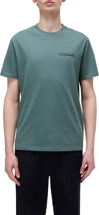 Napapijri Herren,Kurzarm-T-Shirt Seril,Grün,3XL