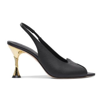 Studio Amelia Schwarze Pumps Elegante Lederschuhe - - Shoes - Damen - Schwarzk - 36 EU