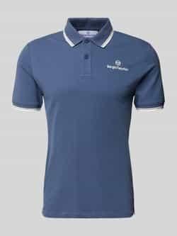 Sergio Tacchini Slim Fit Poloshirt mit Logo-Stitching Modell Reed
