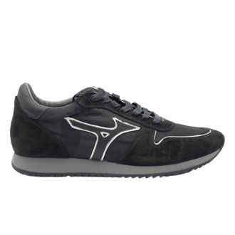 Mizuno Leder- und Leinenschuhe f&uuml;r Herren - - Shoes - Herren - Schwarzk - 45 EU