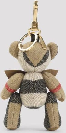 Burberry Schl&uuml;ssel- & Taschenanh&auml;nger - Teddy Bear Keychain In Cashmere - Gr. unisize - in Bordeaux - f&uuml;r Damen