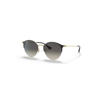 Ray-Ban Rb3578 Sonnenbrillen Schwarz Auf Gold Fassung Grau Glas 50-22