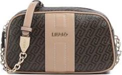 Liu Jo Sac &agrave; bandouli&egrave;re Ligne H&eacute;matite, T&ecirc;te de Moro, 24 x 14 x 7,5 cm, 100 % polyester, avec fermeture &eacute;clair et bandouli&egrave;re r&eacute;glable