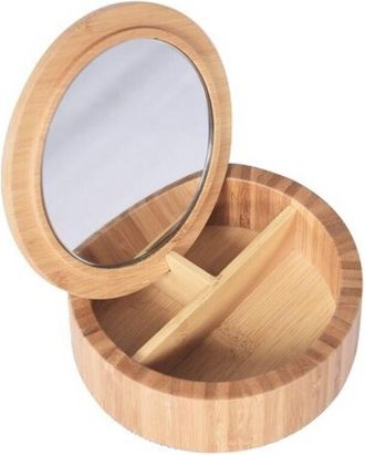 Spirella Miroir & Boîte à bijoux Bambou ovale alais Spirella
