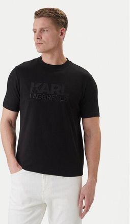 Karl Lagerfeld T-Shirt 755035 562221 Schwarz Regular Fit