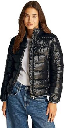 Tommy Jeans TJW Essential Tape Jacket EXT DW0DW19312 Doudoune, Black (Black), XL Femme