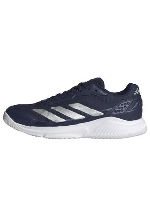 adidas Herren Courtquick Mens Padel Shoes, Dark Blue/Silver met./FTWR White, 45 1/3 EU