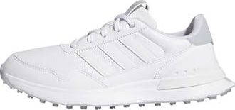 adidas Femme S2G 26 Leather Spikeless Golf Shoe, FTWR White/FTWR White/Halo Silver, 38 2/3 EU