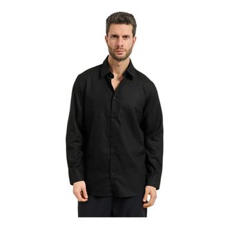 A|X Armani Exchange Homme, Chemises, Noir, Taille: S Chemise Casual en Jacquard de Coton Textur&eacute;