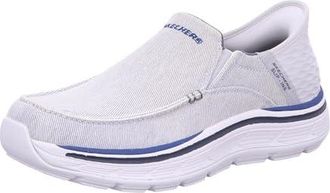 Skechers Homme REMAXED FENICK Glisser sur, Gray Washed Canvas, 46 EU