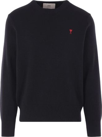 Ami Homme, Pulls, Noir, Taille: L Pull Ami de Coeur