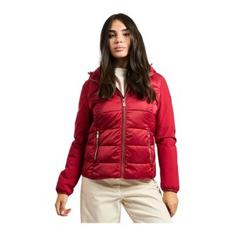 Yes-Zee YES Zee, Femme, Vestes, Rouge, Taille: 42 FR Veste Matelass&eacute;e avec Gilet Amovible