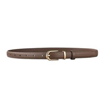 Generic Ceintures Femme - Ceinture &eacute;l&eacute;gante pour femme en similicuir avec boucle en alliage pour tenue d&eacute;contract&eacute;e ou habill&eacute;e