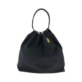 Gucci Pre-owned Canvas Bucket Bag - - Pre-owned - Damen - Schwarzk - ONE SIZE
