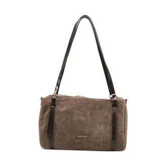 Marc Ellis Umh&auml;ngetasche mit Logo-Plakette - - Bags - Damen - Braun - ONE SIZE