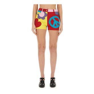 Moschino Femme, Shorts, Multicolore, Taille: 36 FR Short Shorts