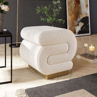 Asir Group LLC Asir Group Llc - Pouf en polyester Sally