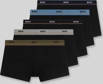 HUGO BOSS Trunks aus Baumwoll-Mix im 5er-Pack