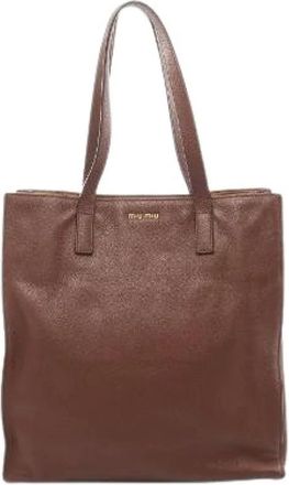 Miu Miu Damen, Pre-Owned, Braun, ONE SIZEGr&ouml;&szlig;e