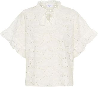 Saint Tropez Femme, Blouses et Chemises, Beige, Taille: 36 FR KindraSZ Blouse