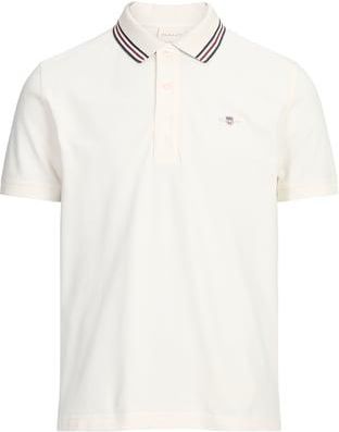 GANT Polo &agrave; manches courtes en coton m&eacute;lang&eacute;