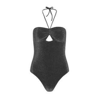 Karl Lagerfeld Signature Lurex Cheeky Ss - - Swimwear - Damen - Schwarzk - L