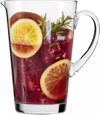 Krosno Wasserkrug Avant-Garde | 1000 ML | Modern | Handgefertigt | Crystalline Glas | Perfekt für Zuhause und Restaurants | Spülmaschinenfest | Bleifreies Gl