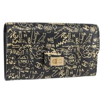Chanel Portefeuille long vintage Pre-owned Chanel - Femme - Pre-owned - Noir - Taille: ONE Size