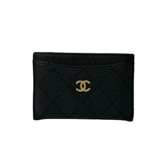 Chanel Pre-owned Caviar Leder Kartenetui - - Pre-owned - Damen - Schwarzk - ONE SIZE