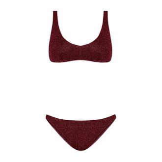 Os&eacute;ree Lumi&egrave;re Sporty Badeanzug - - Swimwear - Damen - Rot - L