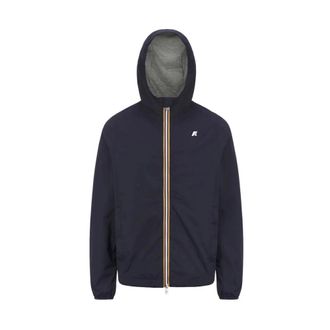 K-Way Jack Stretch Nylon Jersey - - Jackets - Herren - Blau - XL