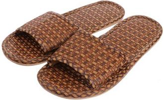 Frcolor Pantoufles De Maison Rotin Pantoufles Décontractées Pour Printemps Chaussures De Maison Simples