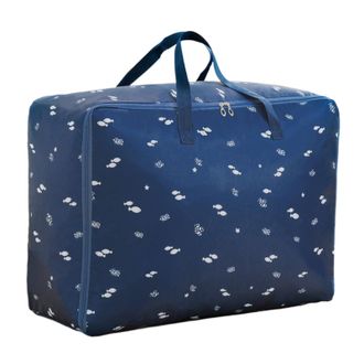 Generico Aufbewahrungstasche für Bettdecken, Organizer für Decken, wasserdicht, faltbar, mit Reißverschluss, platzsparend, für Schlafzimmer, Bettwäsche, Decken