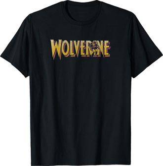 MARVEL X-Men Wolverine Large Chest Text T-Shirt