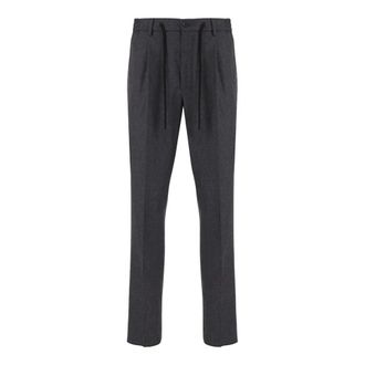 Tagliatore Newman Stretch Wool Pants - - Trousers - Herren - Grau - 3XL