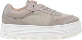 Calvin Klein Jeans Femme, Chaussures, Beige, Taille: 41 EU Baskets &agrave; plateforme style d&eacute;contract&eacute;