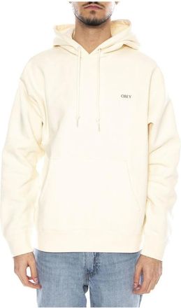 Obey Homme, Sweatshirts et sweats &agrave; capuche, Beige, Taille: M SweaT-shirts &agrave; capuche