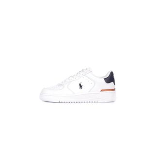 Ralph Lauren Masters Leder Sneaker - - Shoes - Herren - Wei&szlig; - 48 EU