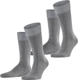 Falke 2er-Pack Socken HAPPY aus langlebiger Kompakt-Baumwolle in