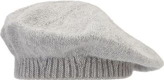 Generic B&eacute;ret dHiver Pour Femme en Laine Tricot&eacute;e - Chapeau Chaud Fran&ccedil;ais dAutomne et dHiver - Noir, Rouge, Gris - Taille M