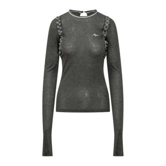 Msgm T-Shirt ML - - Tops - Damen - Grau - L