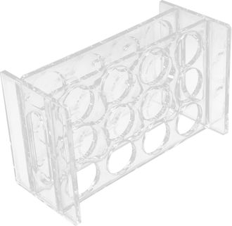 DOITOOL Barschrank Für Spirituosen Schnapsgläserhalter Transparent Alkoholregal Schnapsglas-Organizer Schnapsglasständer Schnapsgläser-Display Schnapsglashalt