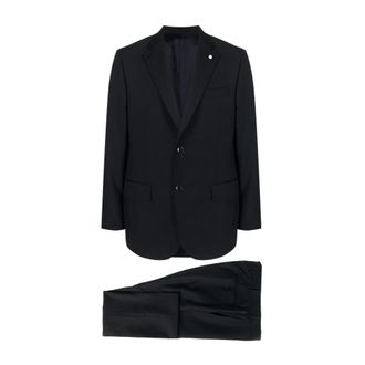Luigi Bianchi Mantova Einkn&ouml;pfiger Anzug - - Suits - Herren - Blau - 3XL