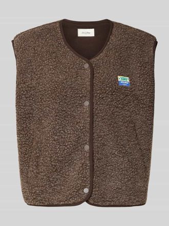 American Vintage Relaxed Fit Weste aus Teddyfell Modell Hoktown