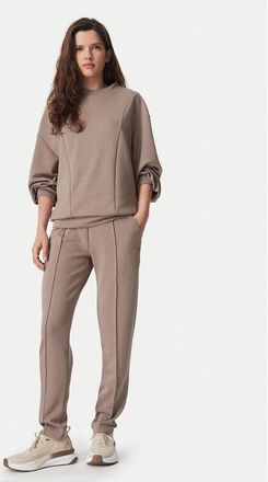 Emporio Armani Jogginganzug 7W000194 AF24375 U6100 Dunkelbeige Relaxed Fit