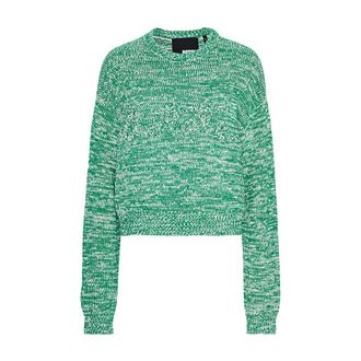 Rotate Klassischer Strickpullover f&uuml;r Eleganz im Alltag - - Knitwear - Damen - Gr&uuml;n - L
