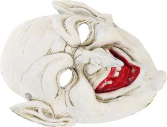 Aboofan Hexenmaske Für Halloween Gruselige Gesichtsbedeckung Realistisches Design Geeignet Für Partys Und Kostüme Bequemer Pu-Schaum