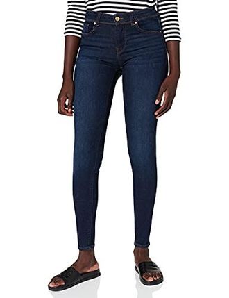Vero Moda Vero Moda Femme Vmlux Mr Slim Ri347 Ga Noos Jeans, Dark Blue Denim, M EU