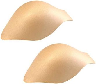 Fenical 2 Pcs Mutandes Éponge Pad Pad Tampon de Bain Rembourré Pad Améliorateur Glissement Slip Agrandir, Couleur de la peau, M